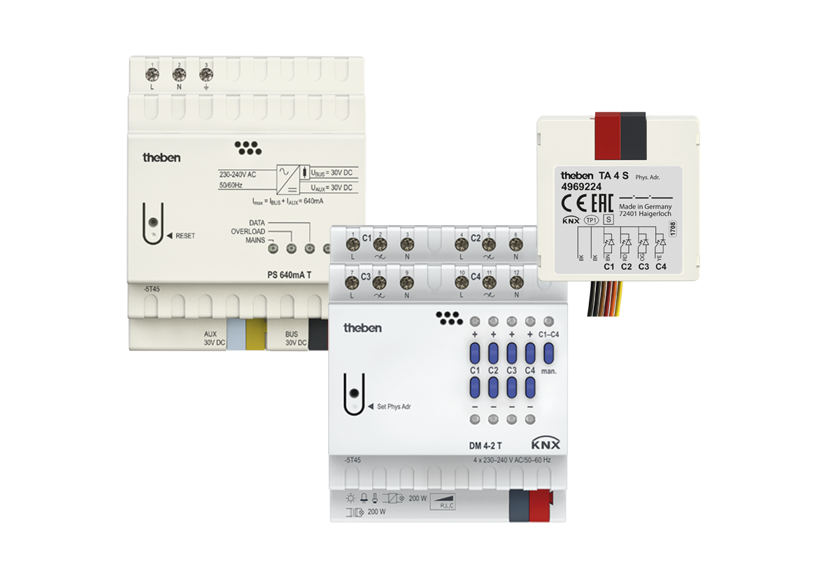 KNX Set 1 FIX | Systemgeräte | KNX | Haus- und Gebäudeautomation | Theben